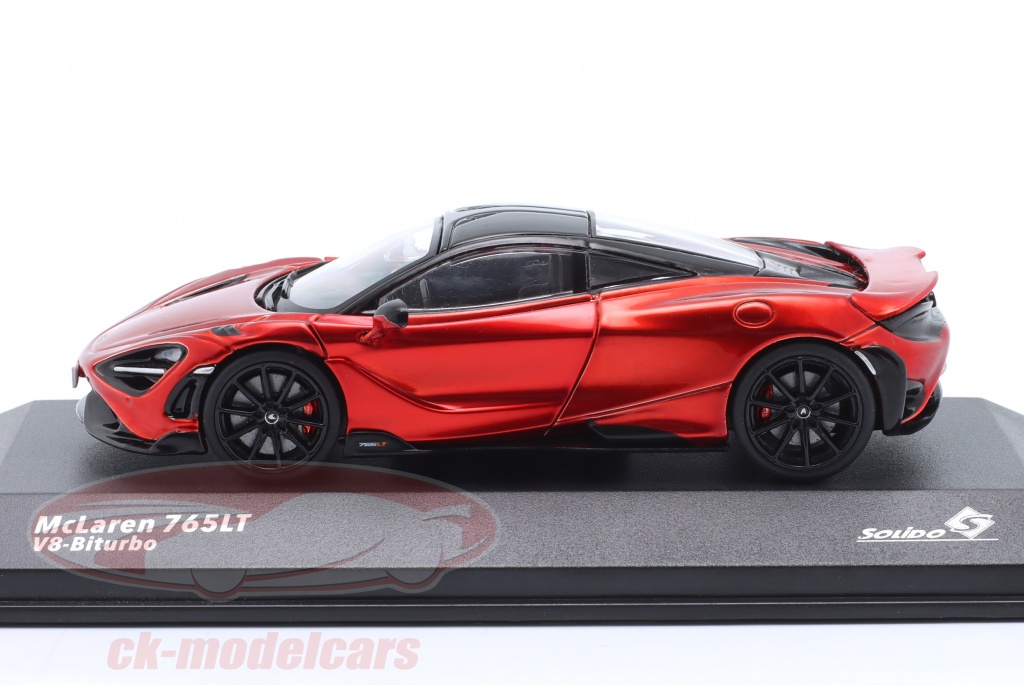 Solido 1:43 McLaren 765 LT V8 Biturbo Baujahr 2020 vulkanrot S4311908 ...