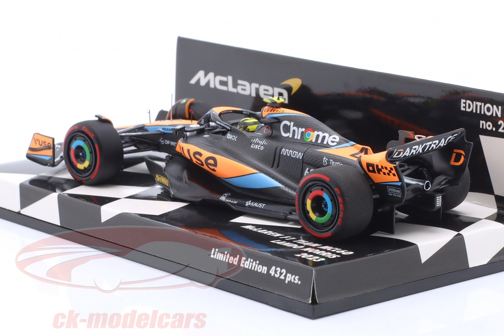 Minichamps 1:43 Lando Norris McLaren MCL60 #4 Formel 1 2023 537234304 Modellauto 537234304 ...