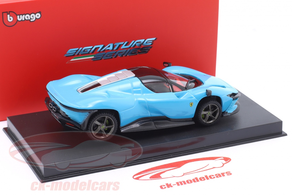Bburago 1:43 Ferrari Daytona SP3 Closed Top 2022 blue Signature 18 ...