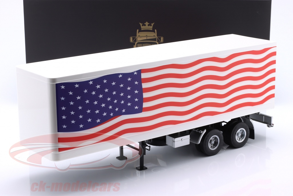 Road Kings 1:18 Semi-trailer Stars & Stripes white / blue / red ...