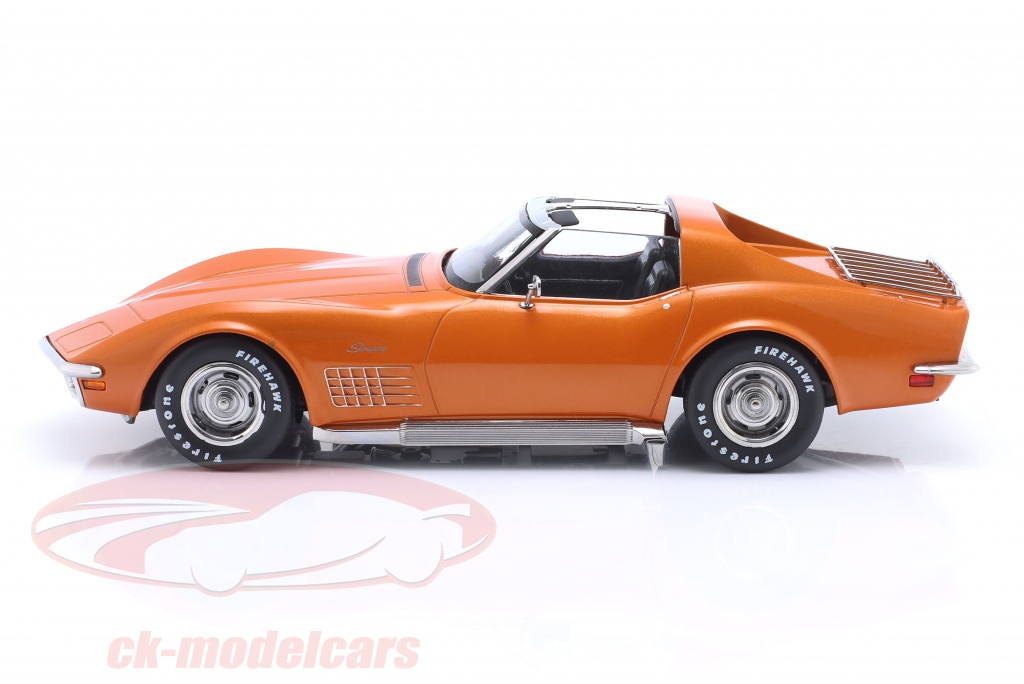 KK-Scale 1:18 Chevrolet Corvette C3 Année de construction 1972 orange ...