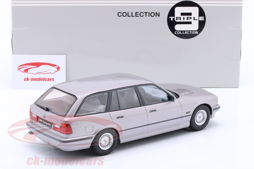 Triple9 1:18 BMW 5s serie E34 Touring Bouwjaar 1996 artistiek zilver T9-1800400 model auto T9 ...