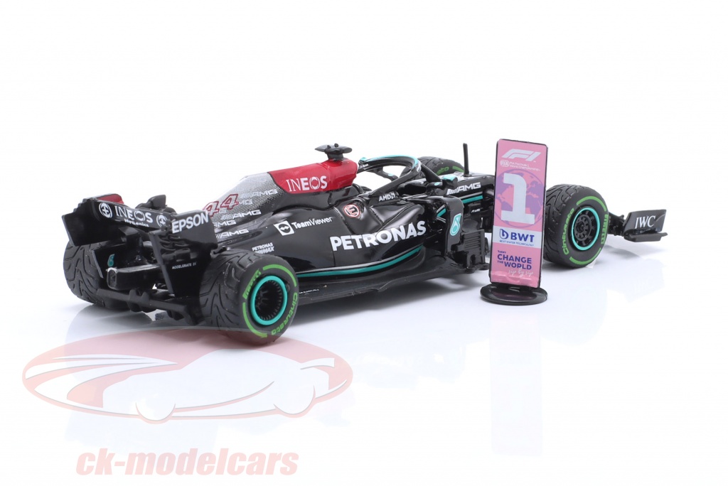 Tarmac Works 1:64 L. Hamilton Mercedes-AMG F1 W12 #44 100th GP Win ...