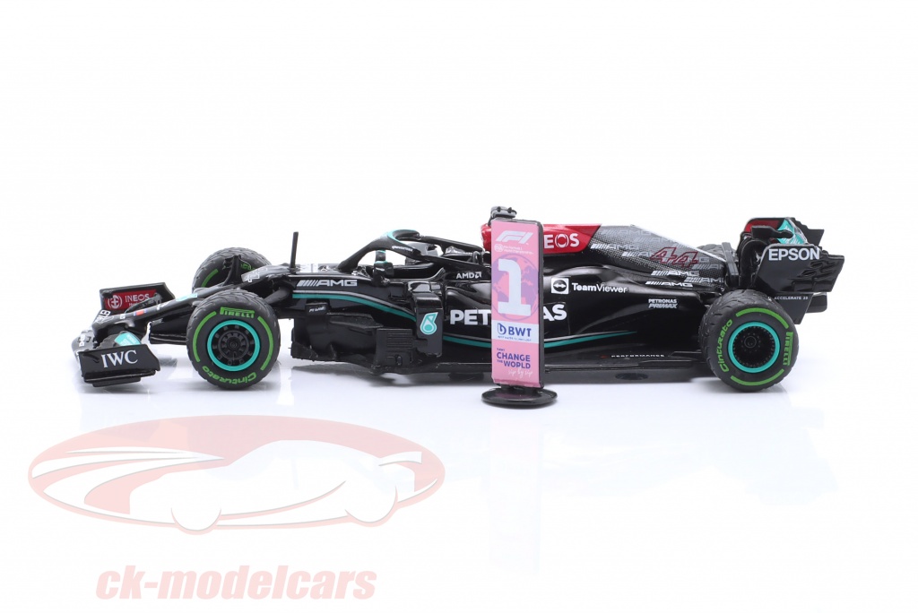 Tarmac Works 1:64 L. Hamilton Mercedes-AMG F1 W12 #44 100th GP Win ...