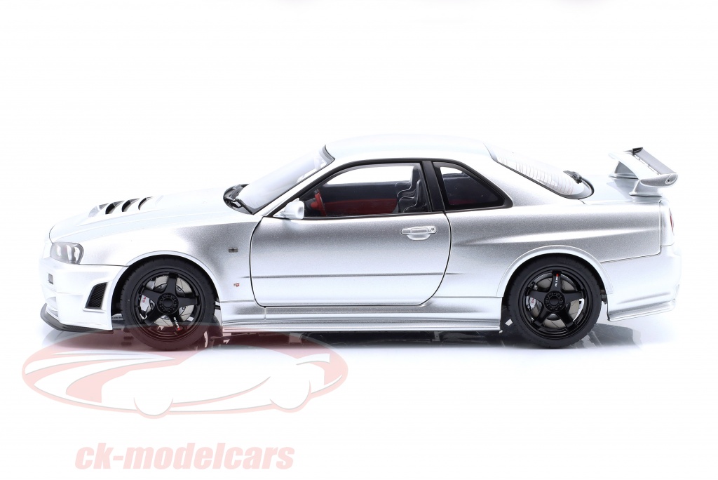AUTOart 1:18 Nissan Skyline GT-R (R34) Nismo Z-tune 2005 silber 77461 Modellauto 77461 674110774610