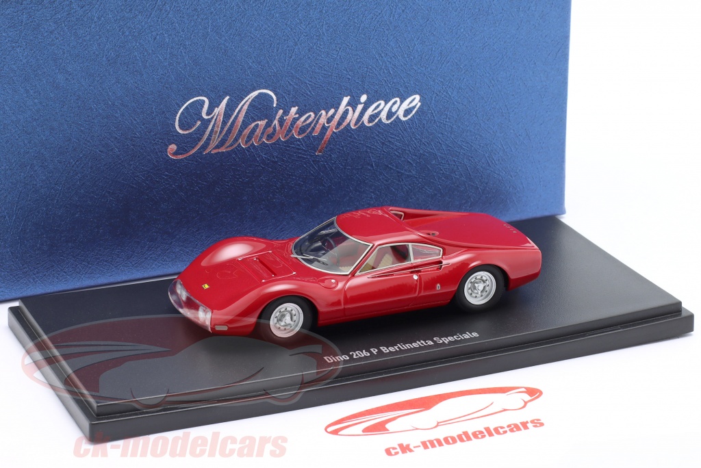 AutoCult 1:43 Ferrari Dino 206 P Berlinetta Speciale year 1965 red ...
