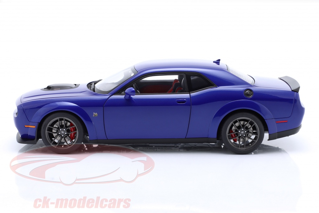 AUTOart 1:18 Dodge Challenger R/T Scat Pack Shaker Widebody 2022 indigo ...