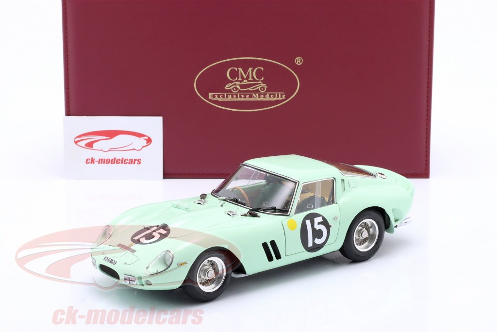 CMC 1:18 Ferrari 250 GTO RHD #15 Goodwood 1962 Innes Ireland M-247 ...