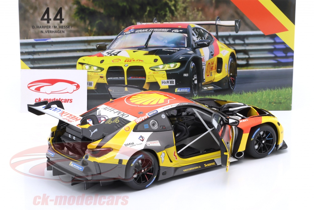 Minichamps 1:18 BMW M4 GT3 #44 vinder NLS 3 Nürburgring 2023 BMW Junior ...