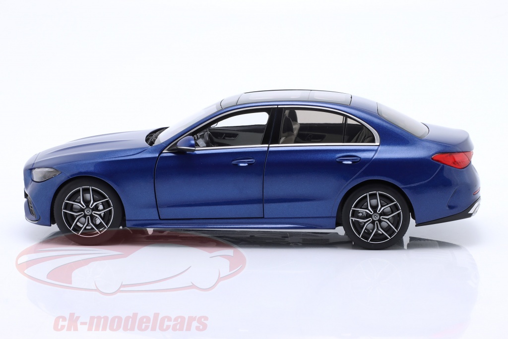 NZG 1:18 Mercedes-Benz C-Class (W206) year 2021 spectral blue B66961048 ...