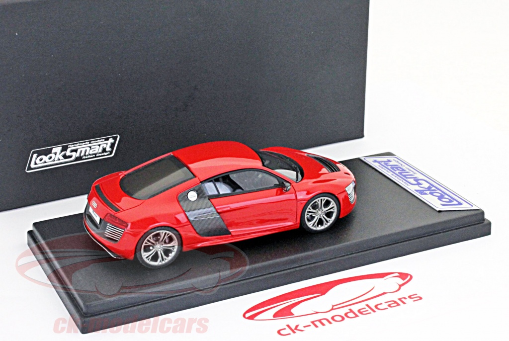 LookSmart 1:43 Audi R8 e-tron Misano red LSR8ETRON B model car LSR8ETRON B