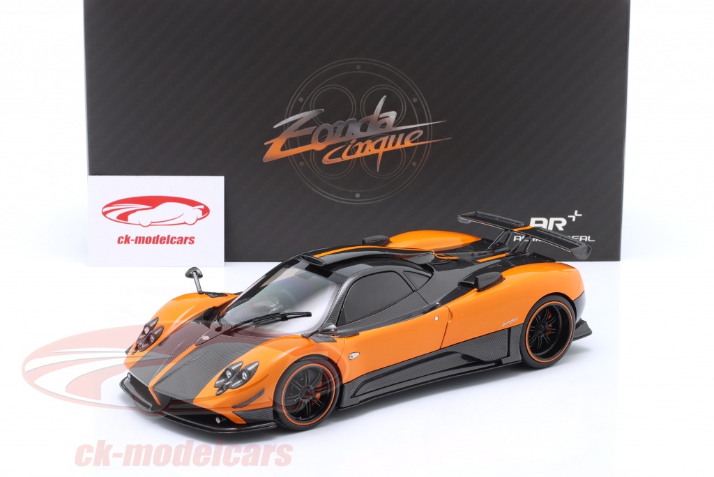 Almost Real 1:18 Pagani Zonda Cinque Coupé 建设年份 2009 橙子 850603001 模型 汽车 ...
