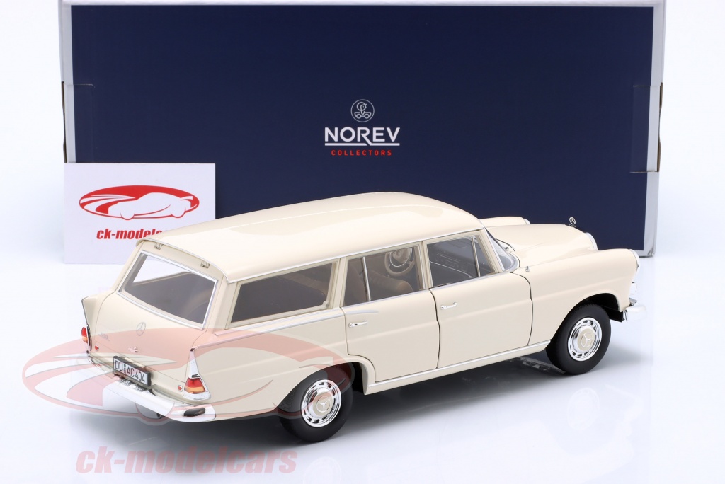 Norev 1:18 Mercedes-Benz 200 Universal year 1966 cream white 183709 ...