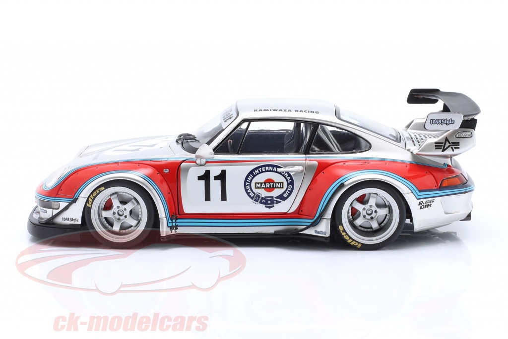Solido 1:18 Porsche 911 (993) RWB Rauh-Welt Kamiwaza 2020 #11 Martini ...