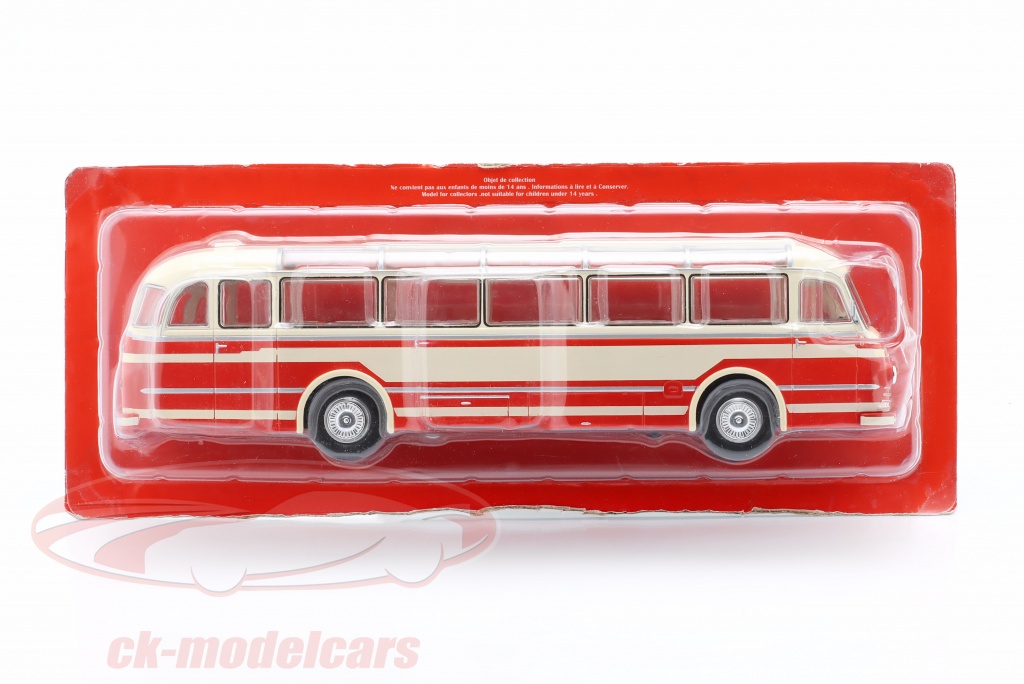 Altaya 1:43 Büssing 5000 TU bus red / cream white G1233072 model car G1233072 magBUS72