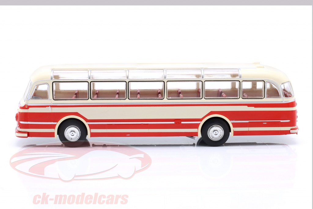Altaya 1:43 Büssing 5000 TU bus red / cream white G1233072 model car ...