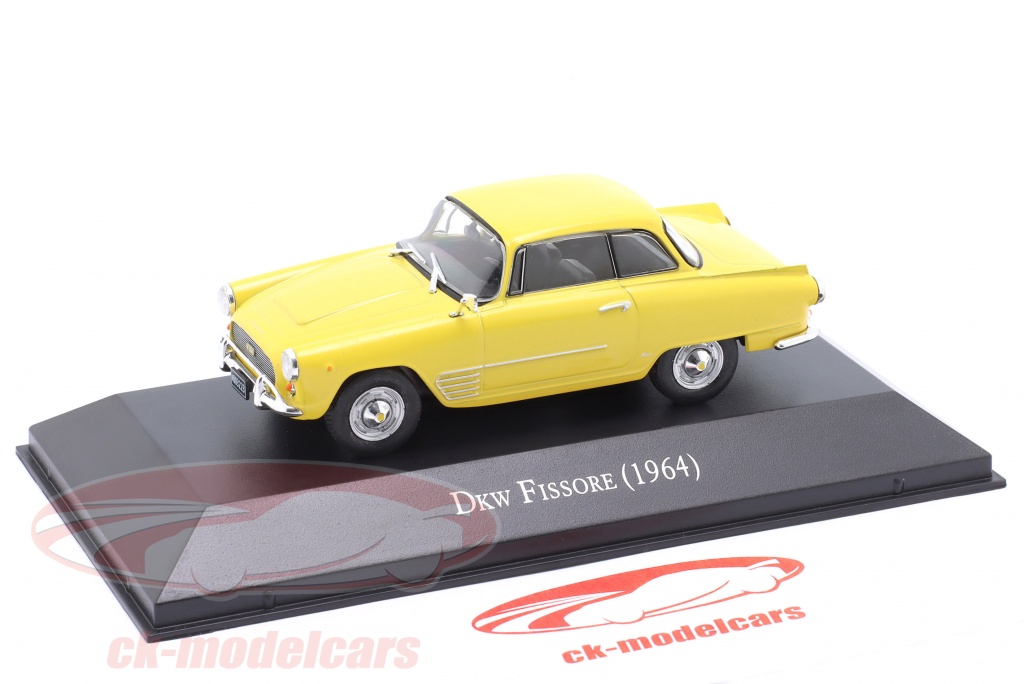 Altaya 1:43 DKW Fissore Baujahr 1964 gelb magARG93 Modellauto magARG93