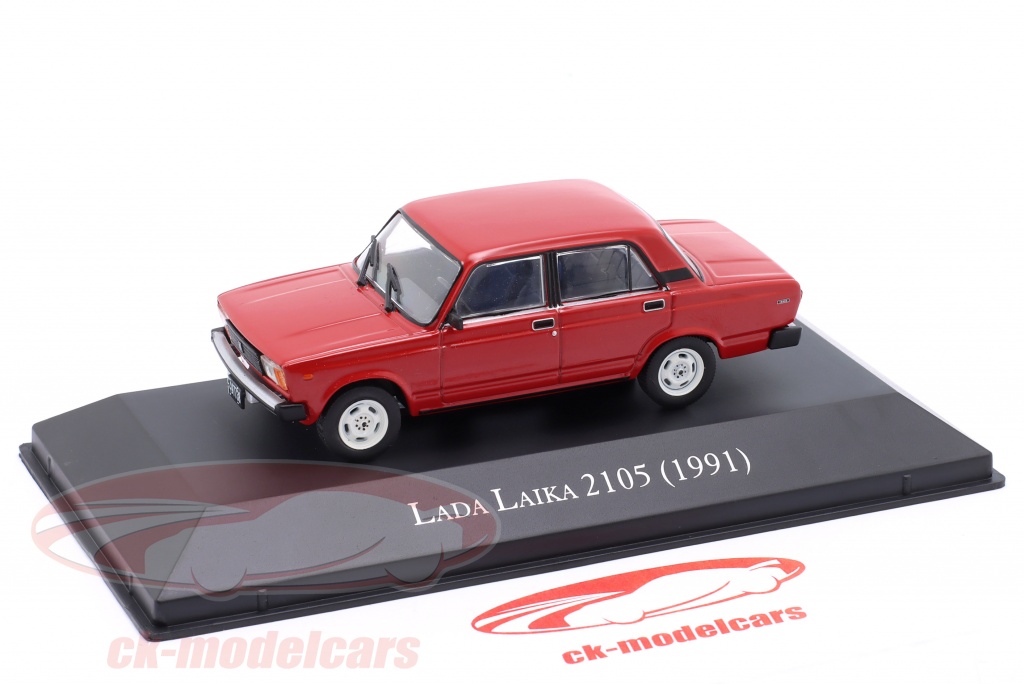 Altaya 1:43 Lada Laika 2105 year 1991 red magARG125 model car magARG125