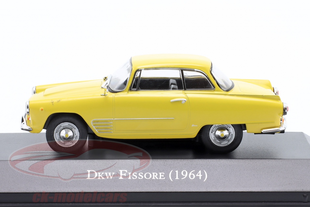 Altaya 1:43 DKW Fissore year 1964 yellow magARG93 model car magARG93