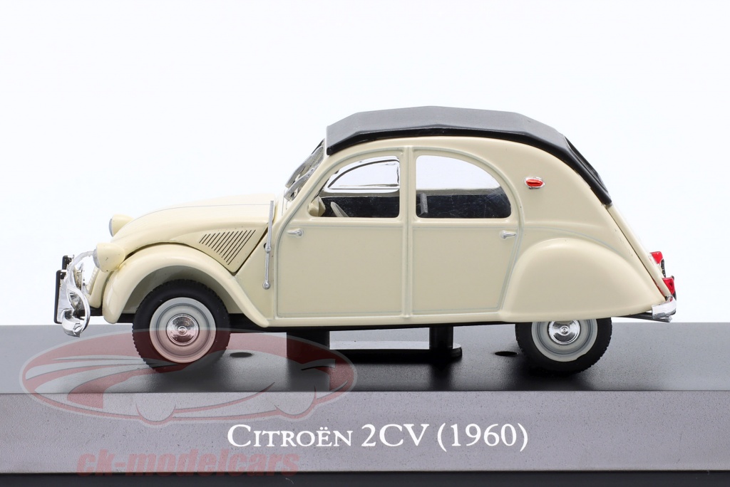 Altaya 1:43 Citroen 2CV Année de construction 1960 blanc / noir ...