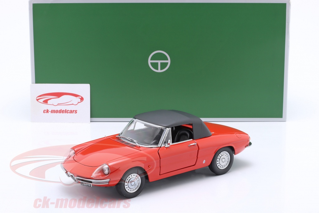 Touring Modelcars 1:18 Alfa Romeo Duetto 1600 Spider year 1966 red ...
