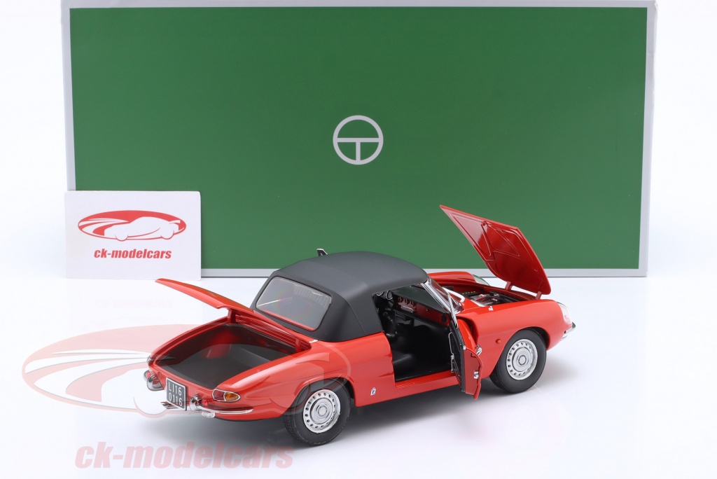 Touring Modelcars 1:18 Alfa Romeo Duetto 1600 Spider year 1966 red ...