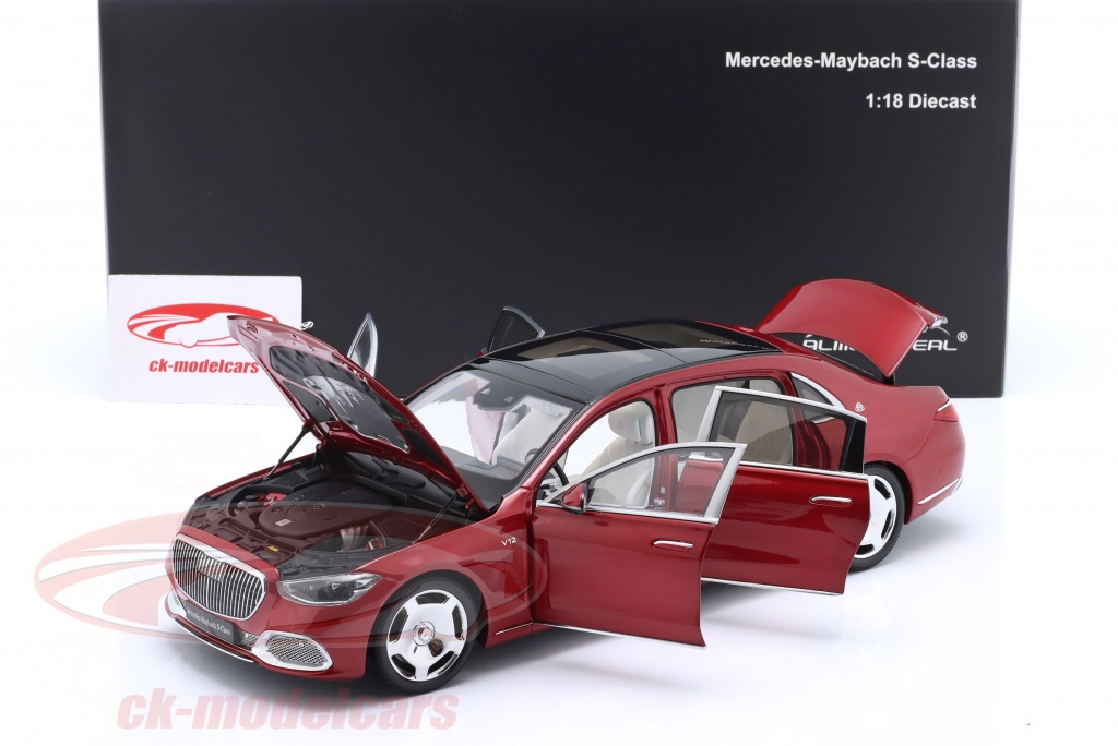 Almost Real 1:18 Mercedes-Benz Maybach Classe S (Z223) 2021 Rouge ...
