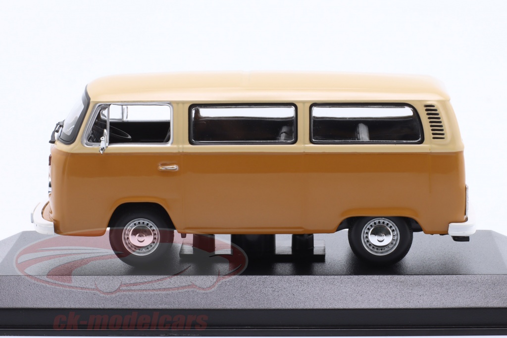 Minichamps 1:43 Volkswagen VW T2 bus year 1972 beige / brown 940053001 ...