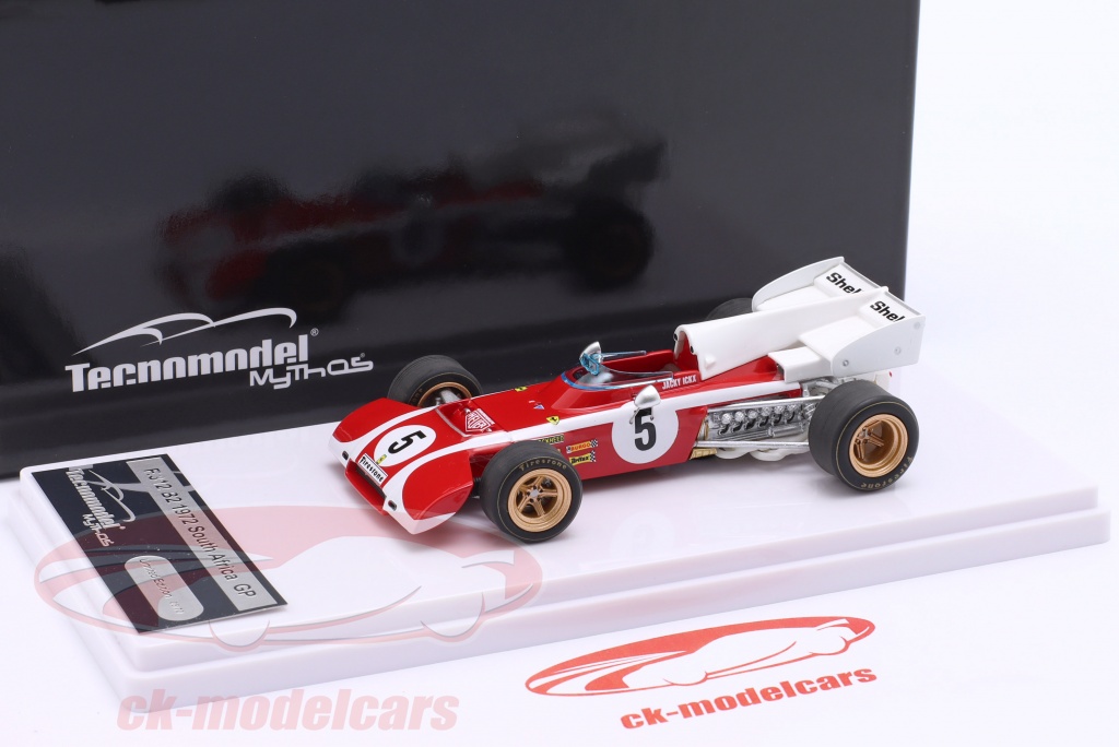 Tecnomodel 1:43 Jacky Ickx Ferrari 312B2 #5 8e Zuid-Afrika GP formule 1 ...