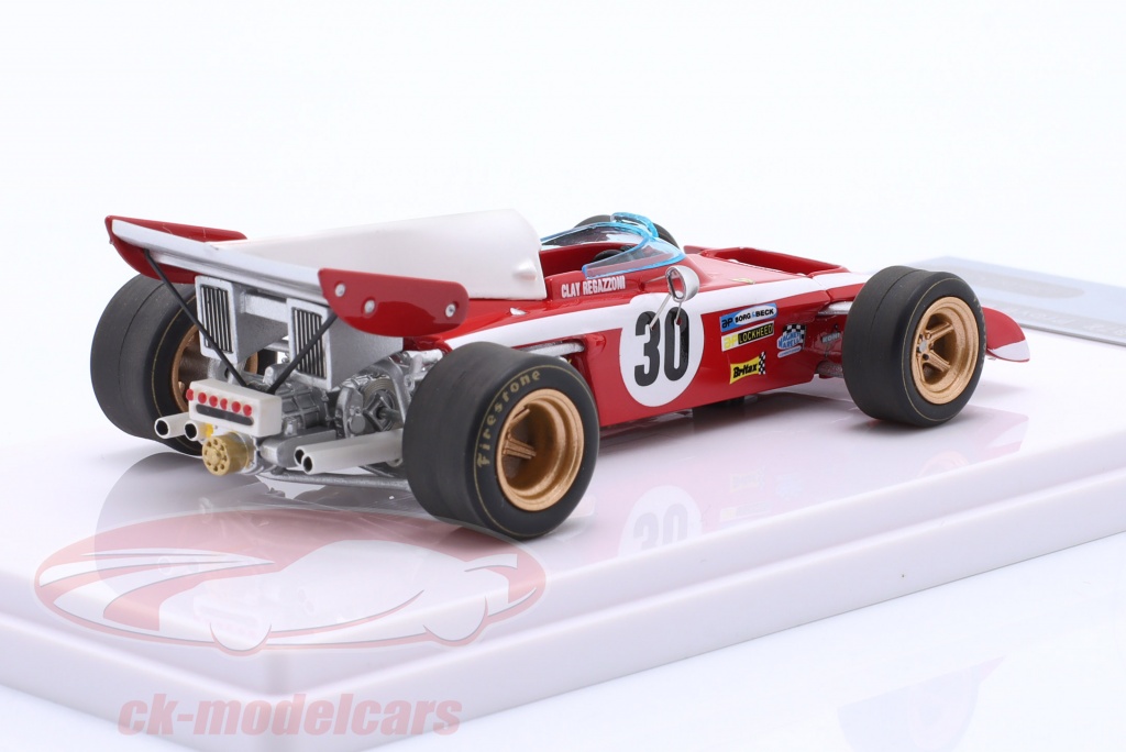 Tecnomodel 1:43 C. Regazzoni Ferrari 312B2 #30 Pratique Belge GP ...
