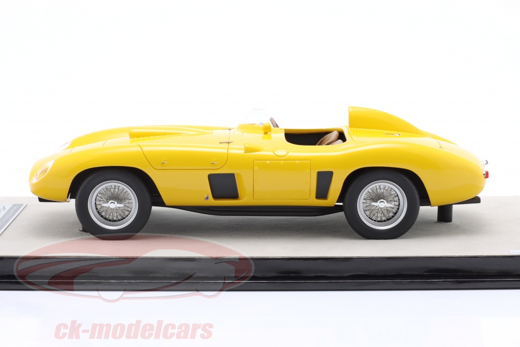 Tecnomodel 1:18 Ferrari 410S Press version year 1956 Modena yellow TM18 ...