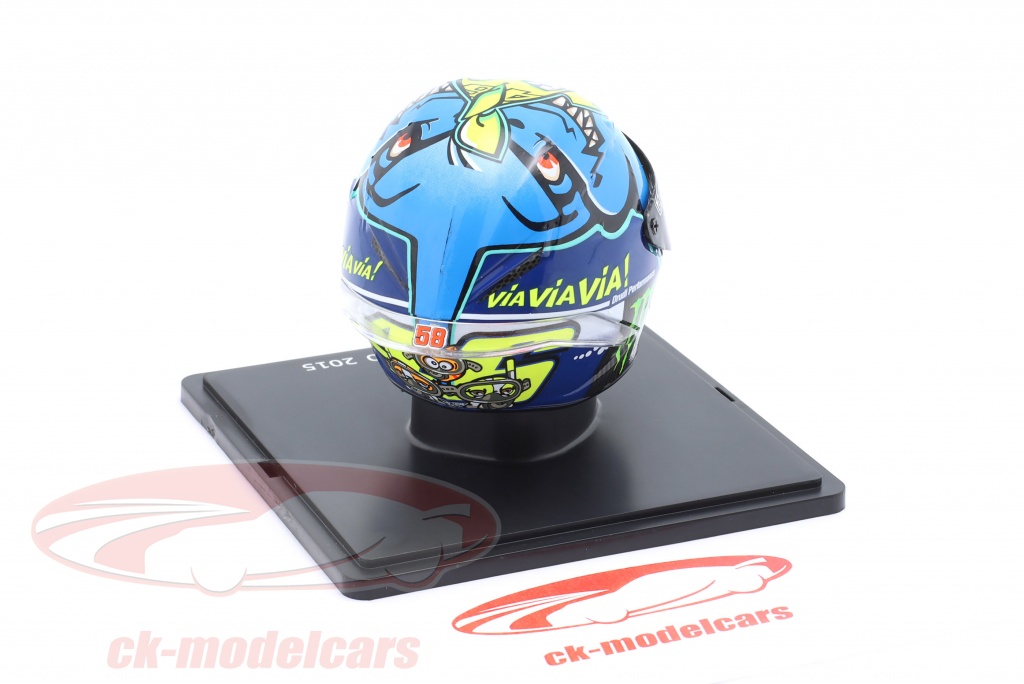 Spark 1:5 Valentino Rossi #46 5th MotoGP Misano 2015 helmet Editions ...