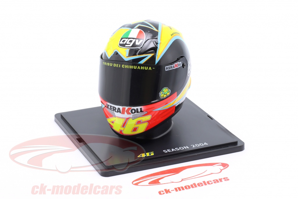 Spark 1:5 Valentino Rossi #46 MotoGP World Champion 2004 helmet ...