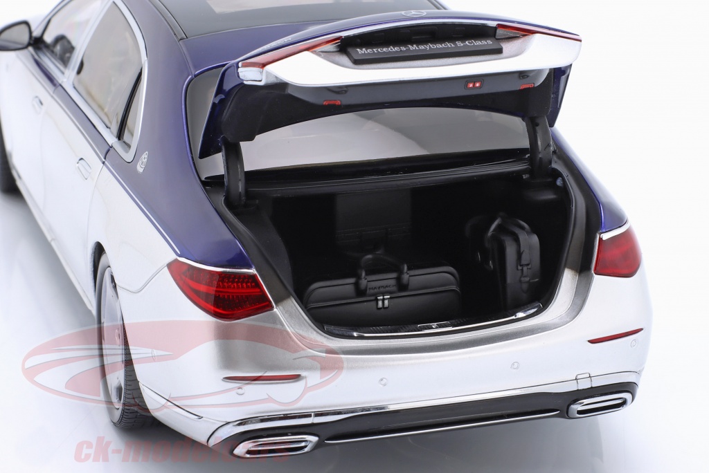 Almost Real 1:18 Mercedes-Benz Maybach S-Klasse (Z223) 2021 bleu ...