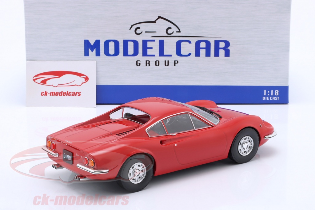 ModelCarGroup 1:18 Ferrari Dino 246 GT Año de construcción 1969 rojo ...