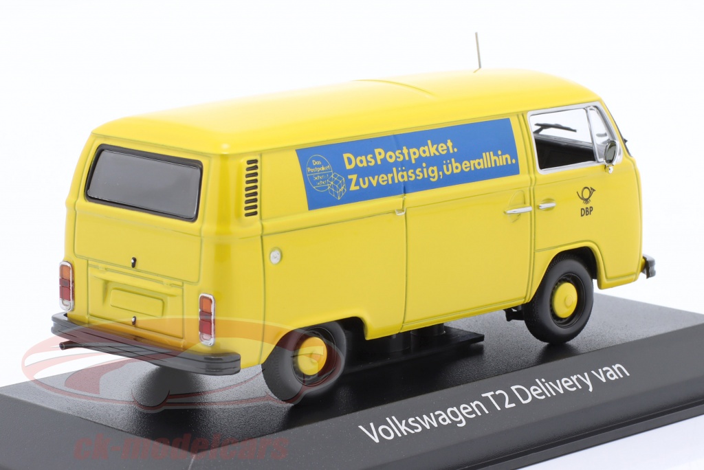 Minichamps 1:43 Volkswagen VW T2 bus German Federal Post Office year ...