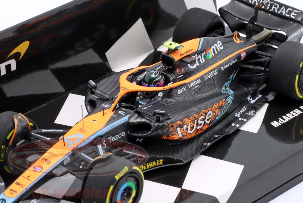 Minichamps 1:43 L. Norris McLaren MCL36 #4 6th Abu Dhabi GP Formula 1 ...