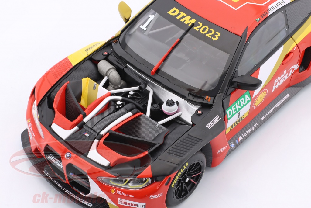 Minichamps 1:18 BMW M4 GT3 #1 DTM 2023 Sheldon van der Linde Team Schubert 113232001 Modellauto ...
