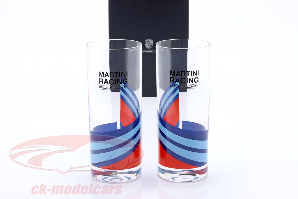 Porsche AG Porsche Verres à long drink (2 pièces) Martini Racing ...