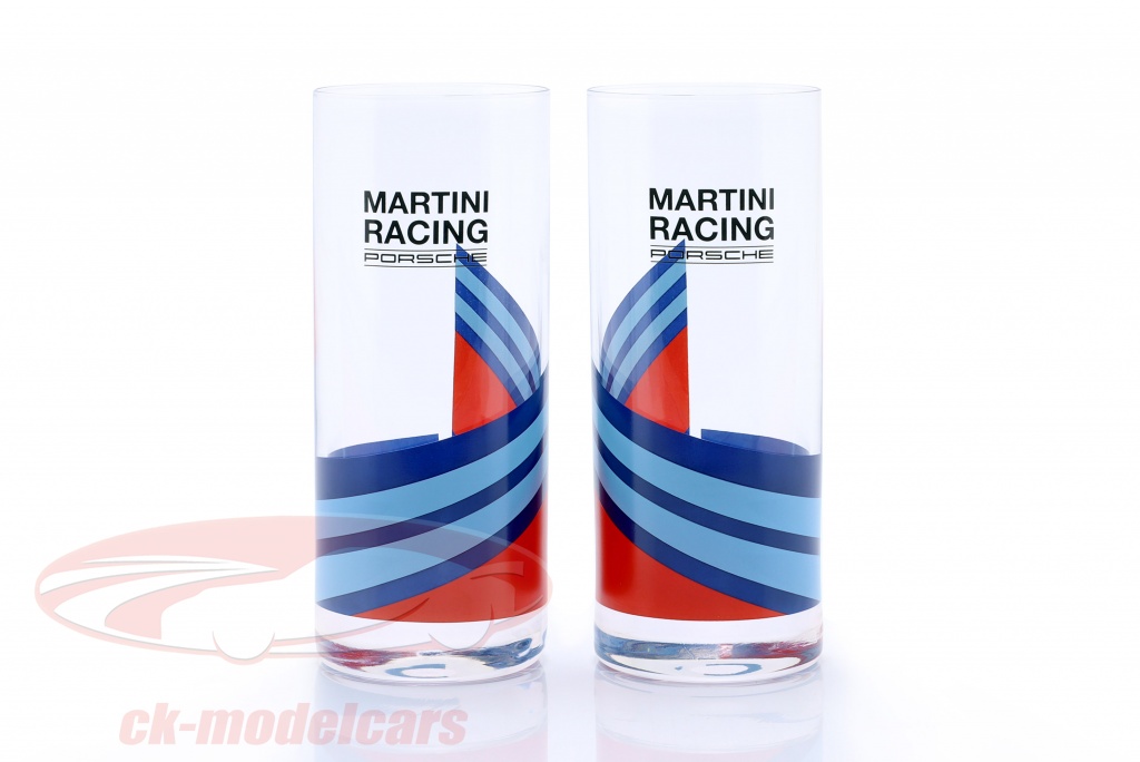 Porsche AG Porsche Longdrink-Gläser (2 Stück) Martini Racing ...