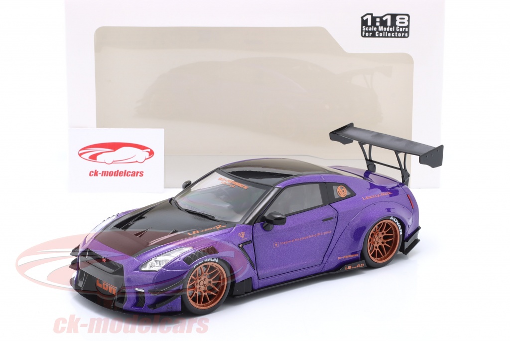 Solido 1:18 Nissan GT-R (R35) Liberty Walk Body Kit 2.0 2022 ...