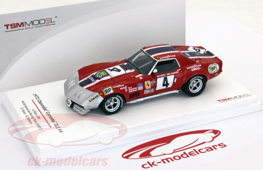 True Scale 1:43 Chevrolet Corvette ZL1 #4 24h LeMans 1972 Heinz ...
