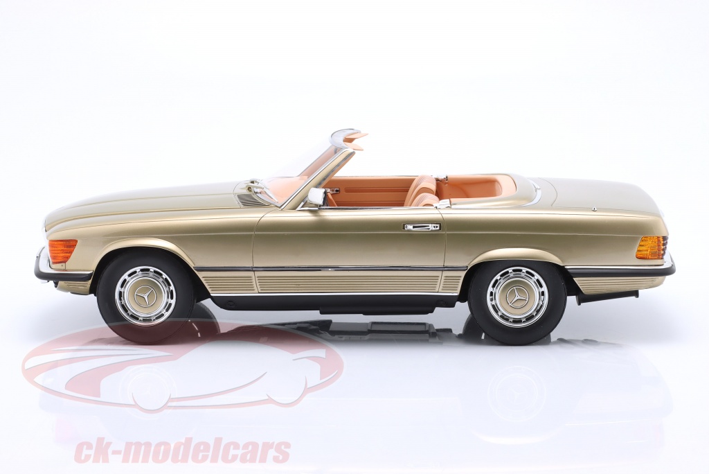 Matrix 1:12 Mercedes-Benz 350SL (R107) year 1979 gold metallic ...