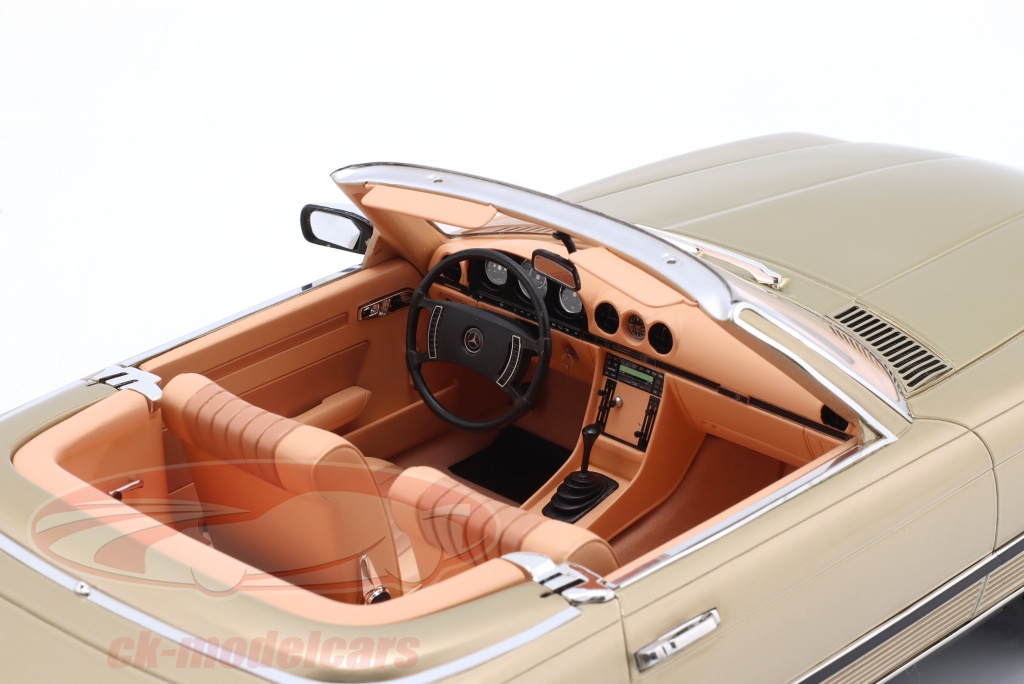 Matrix 1:12 Mercedes-Benz 350SL (R107) year 1979 gold metallic ...