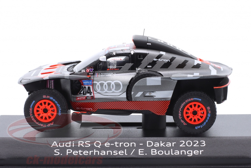 Spark 1:43 Audi RS Q e-tron E2 #204 Rallye Dakar 2023 Peterhansel ...
