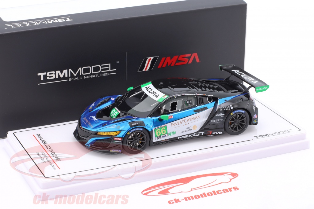 True Scale 1:43 Acura NSX GT3 #66 24h Daytona IMSA 2022 Gradient Racing ...