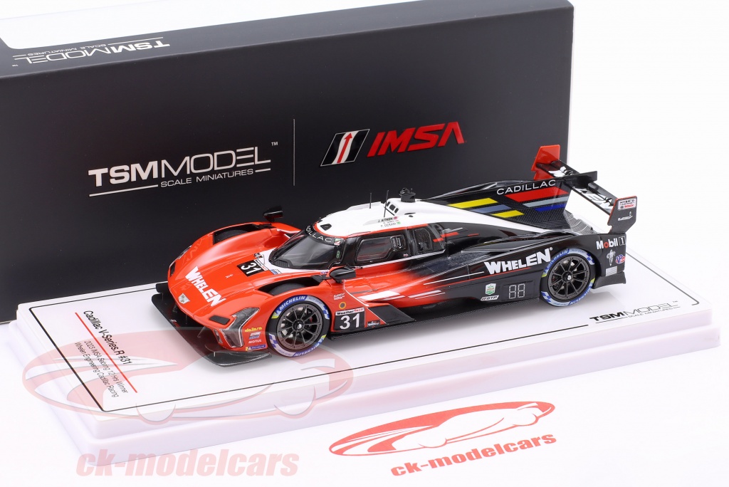 True Scale 1:43 Cadillac V-Series.R #31 winner 12h Sebring IMSA 2023 TSM430727 model car ...
