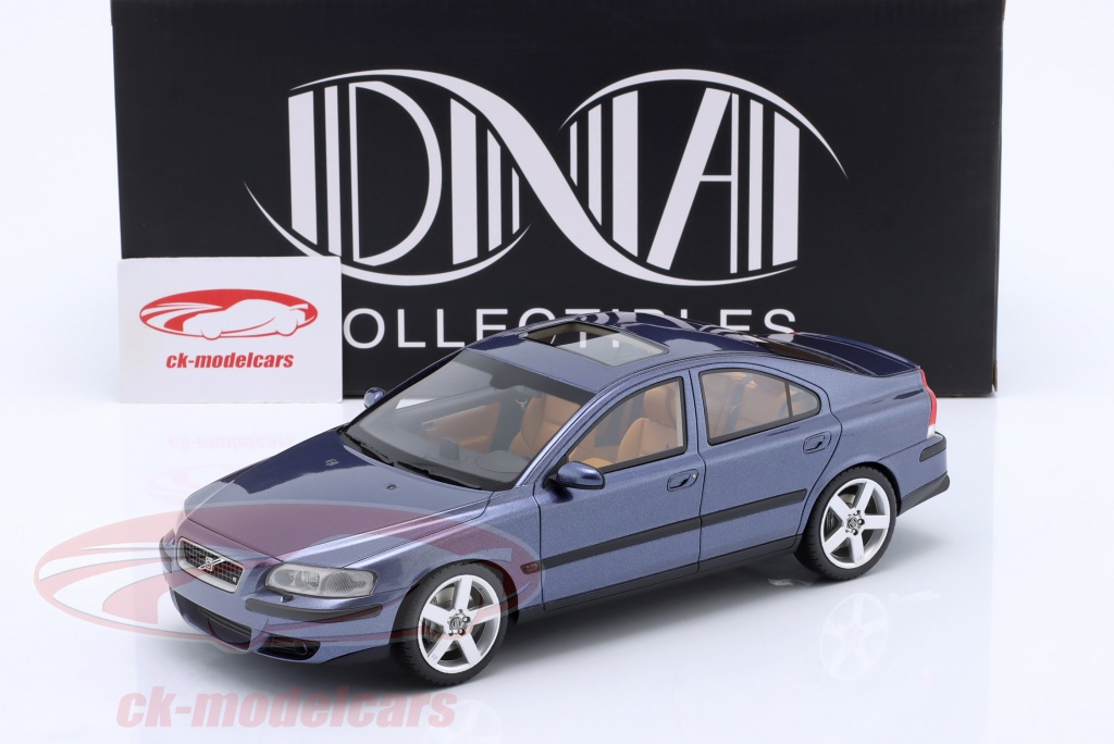 DNA Collectibles 1:18 Volvo S60 R year 2003 blue metallic DNA000134 ...
