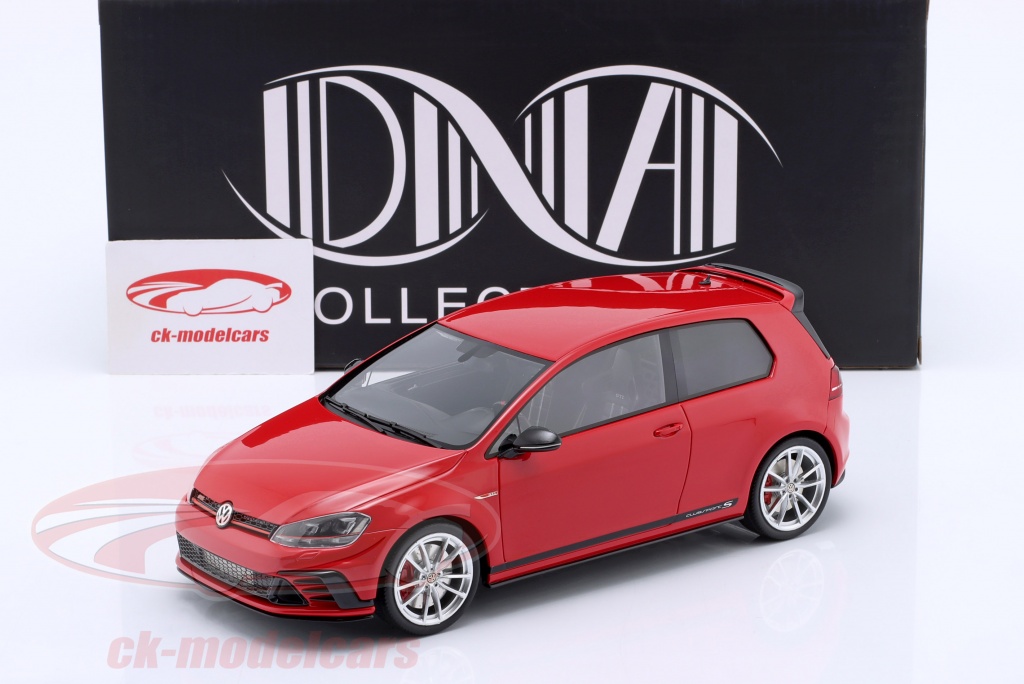 DNA Collectibles 1:18 Volkswagen VW Golf VII GTi Clubsport S 2017 竜巻 赤 DNA000160 モデル 車 DNA000160