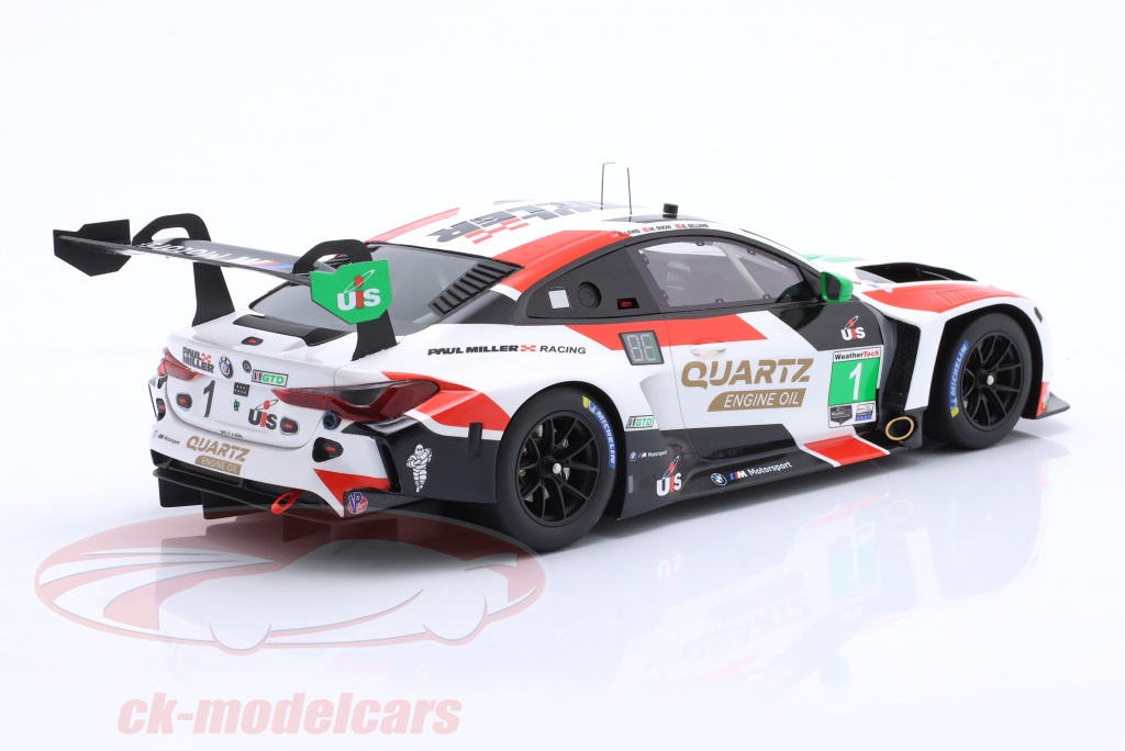 True Scale 1:18 BMW M4 GT3 #1 vinder GTD 12h Sebring IMSA 2023 Paul ...